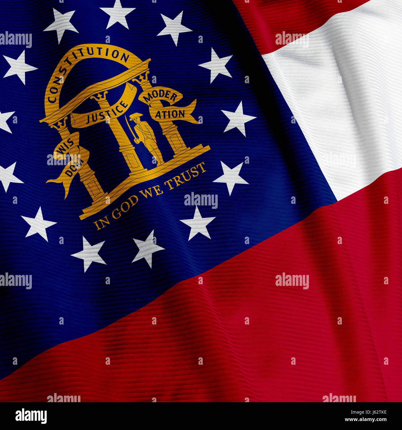 Georgia united states flag hi-res stock photography and images - Alamy