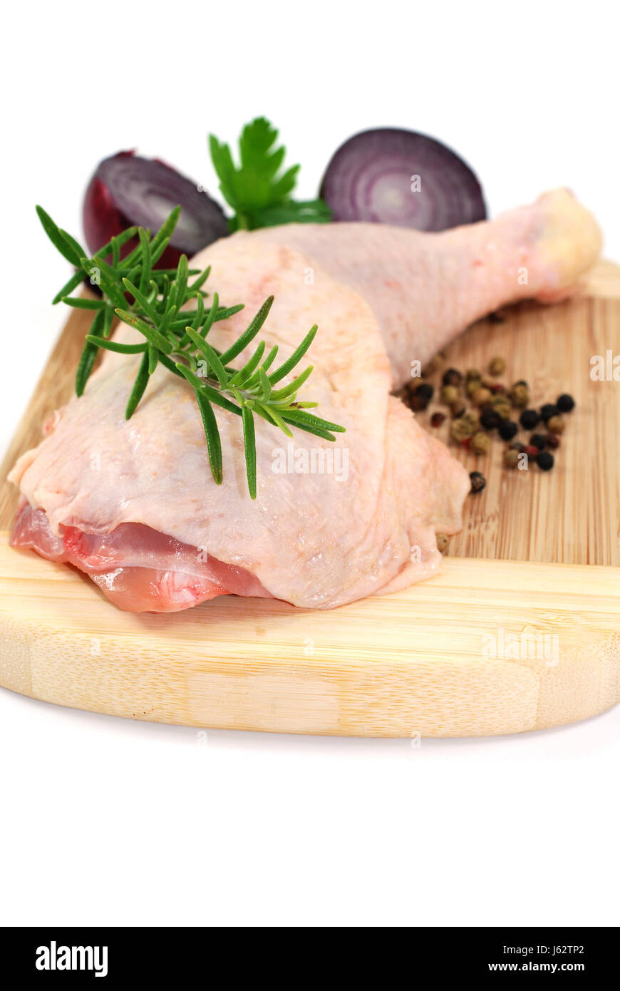 raw chicken leg Stock Photo - Alamy