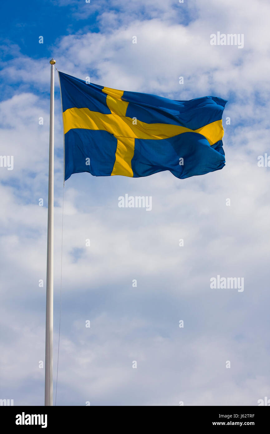 sweden flag scandinavia pictogram symbol pictograph trade symbol blue ...