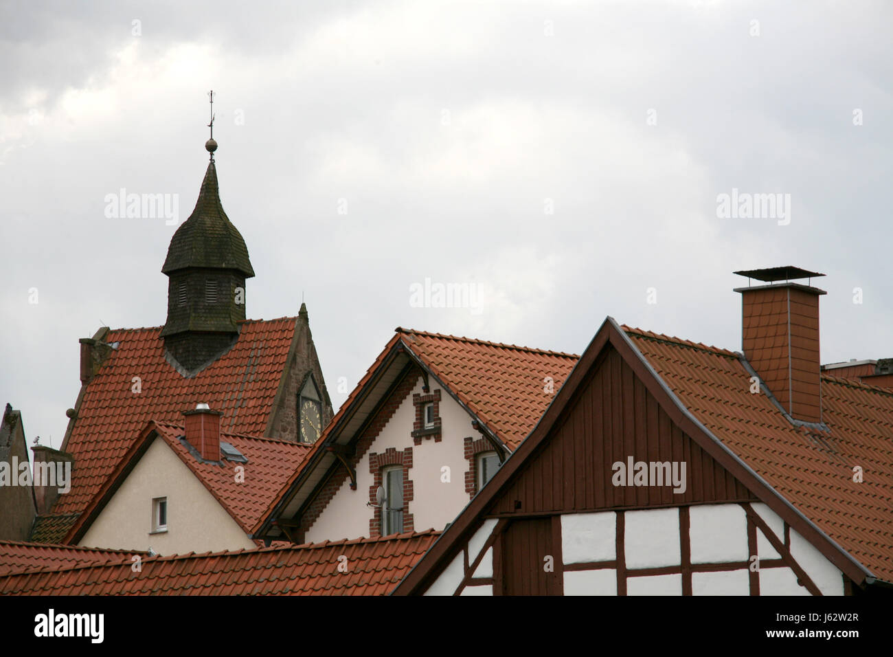 tower roofs spire middle ages tower city town germany german federal ...