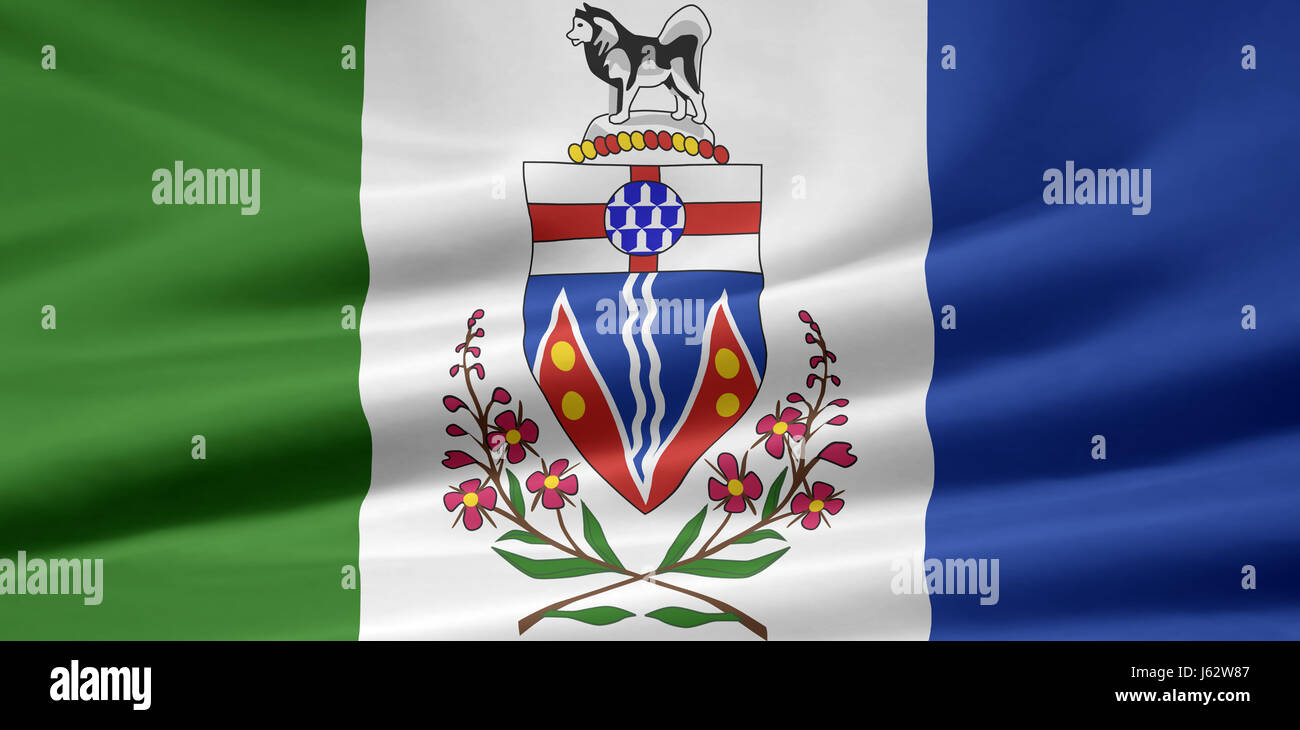 Yukon flag hi-res stock photography and images - Alamy