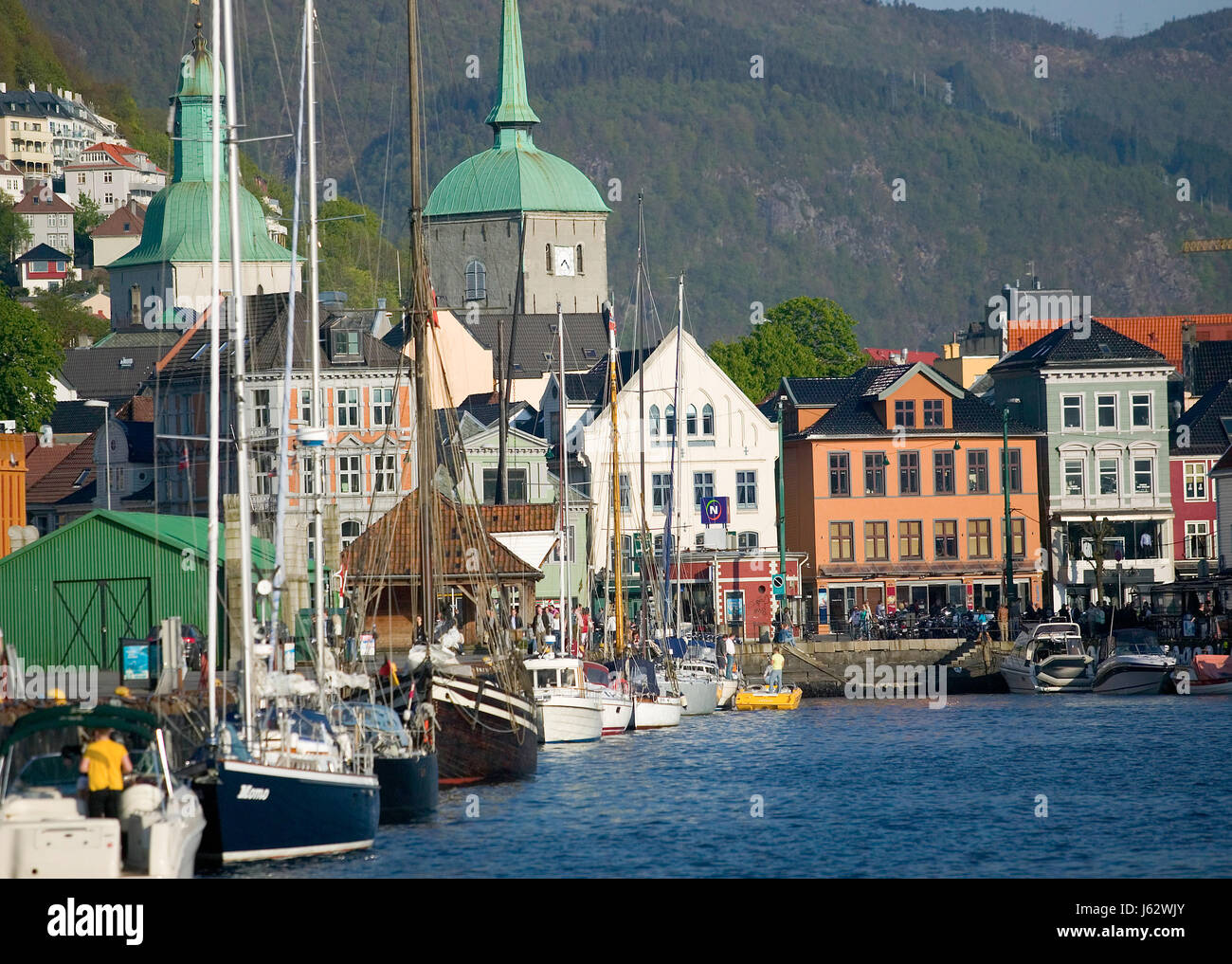house building historical harbor norway harbours salvage medieval ...