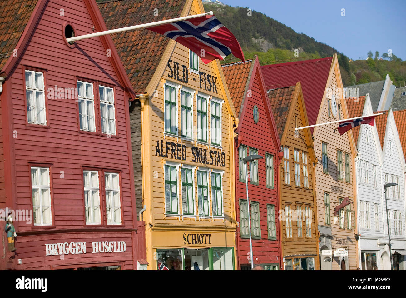 house building historical harbor norway harbours salvage medieval ...