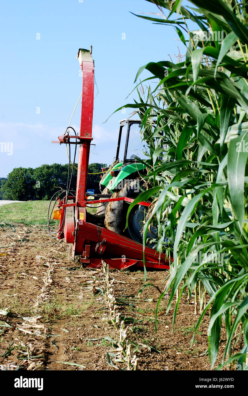 engine drive motor agriculture farming dirt road switzerland acre corn ...