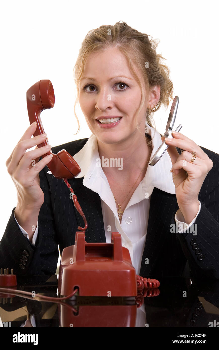 telephone phone call communication cell businesswoman career woman ...