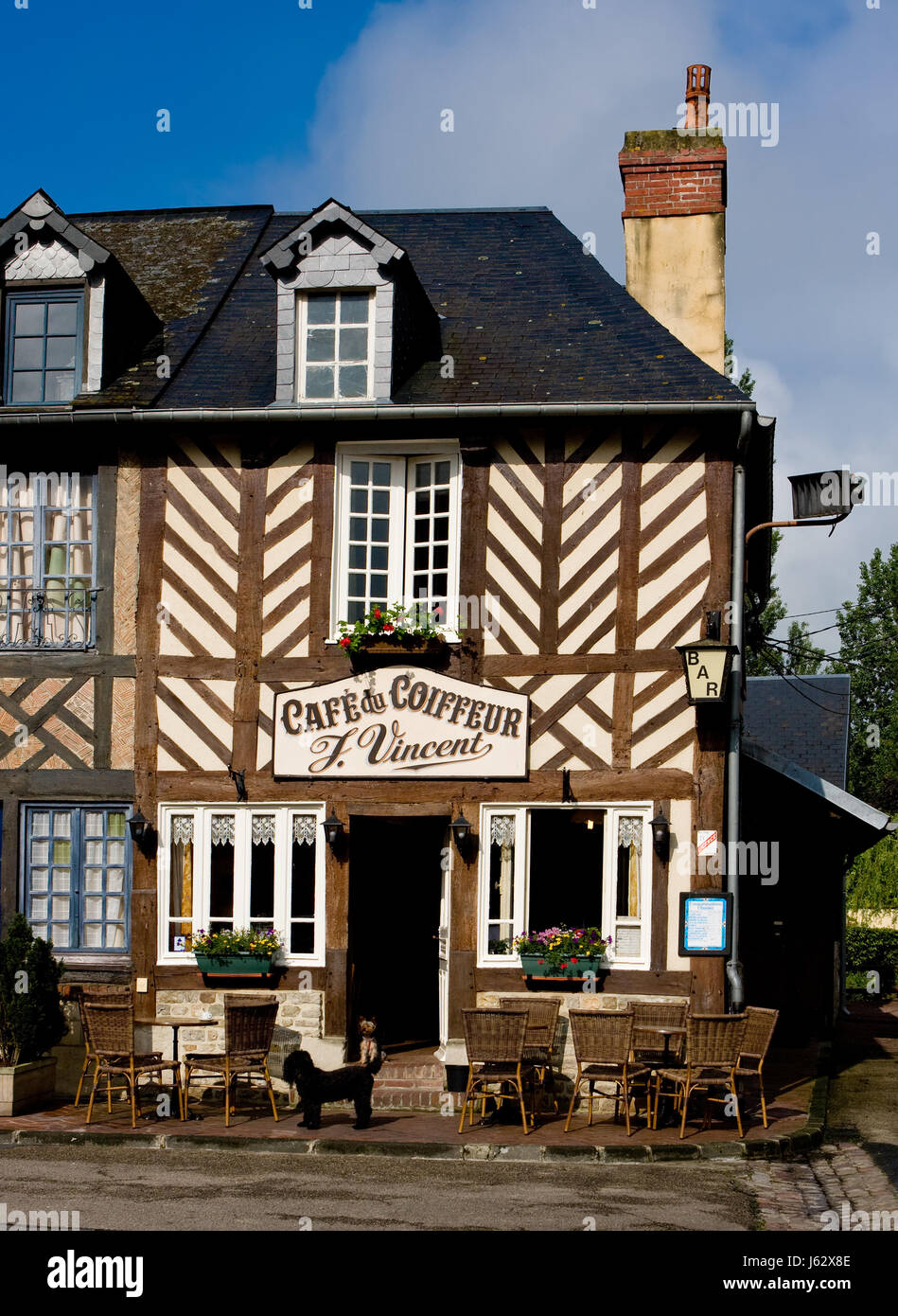 cafe frame-work open community village market town normandy eye organ ...