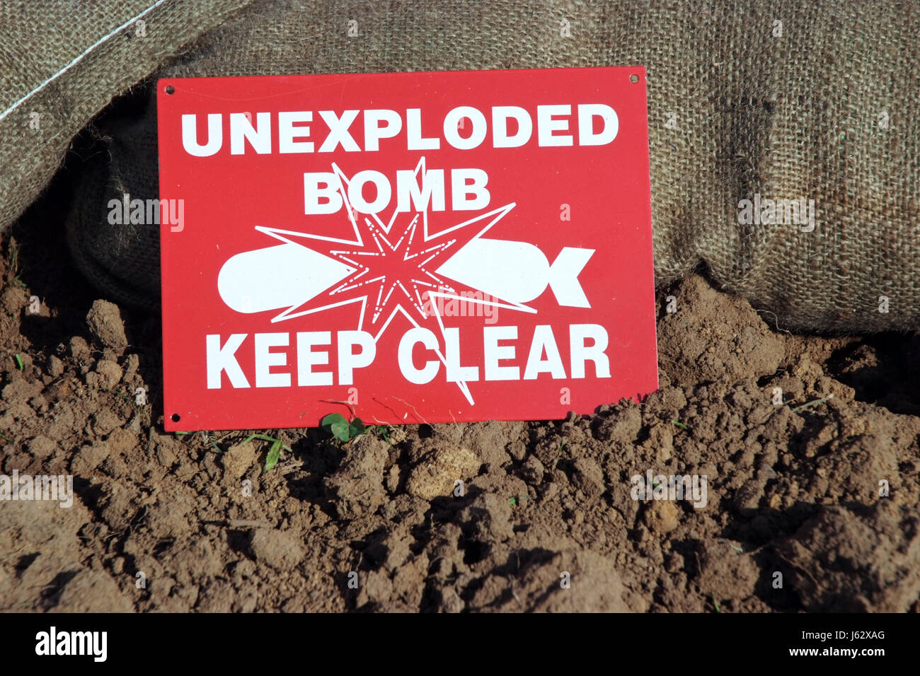 Unexploded Ordnance Warning High Resolution Stock Photography and ...