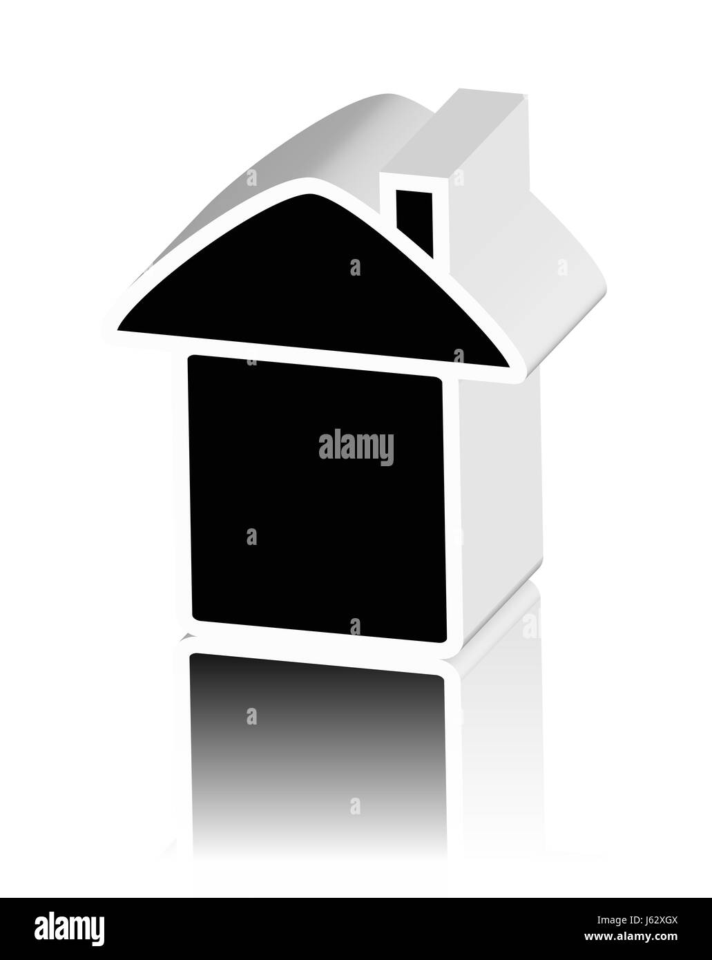 house building black swarthy jetblack deep black illustration estate ...