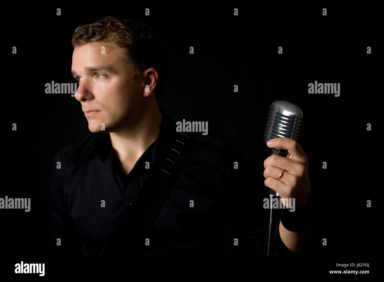 music musician singer microphone young younger man humans human beings ...