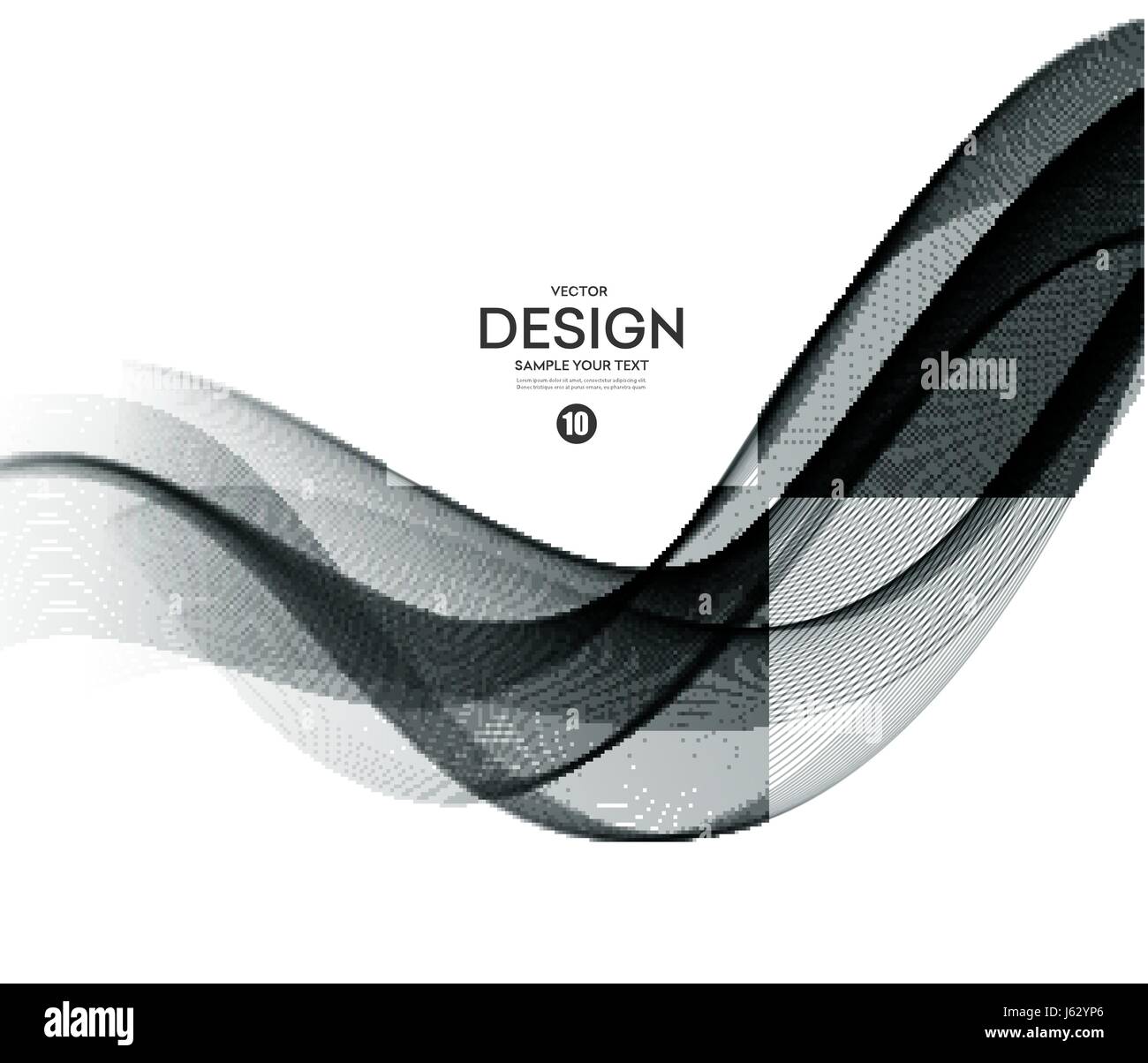 Black and white fractal Stock Vector Images - Alamy