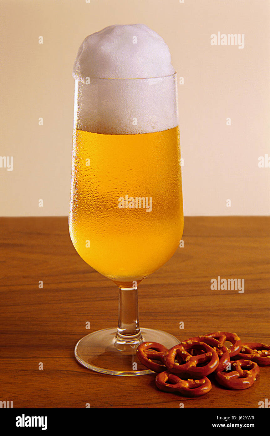 pils and pretzels Stock Photo - Alamy