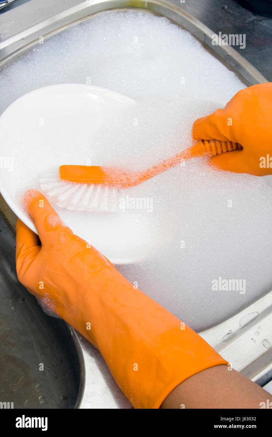 wash washing scrub water plate hand hands housewife liquid household ...
