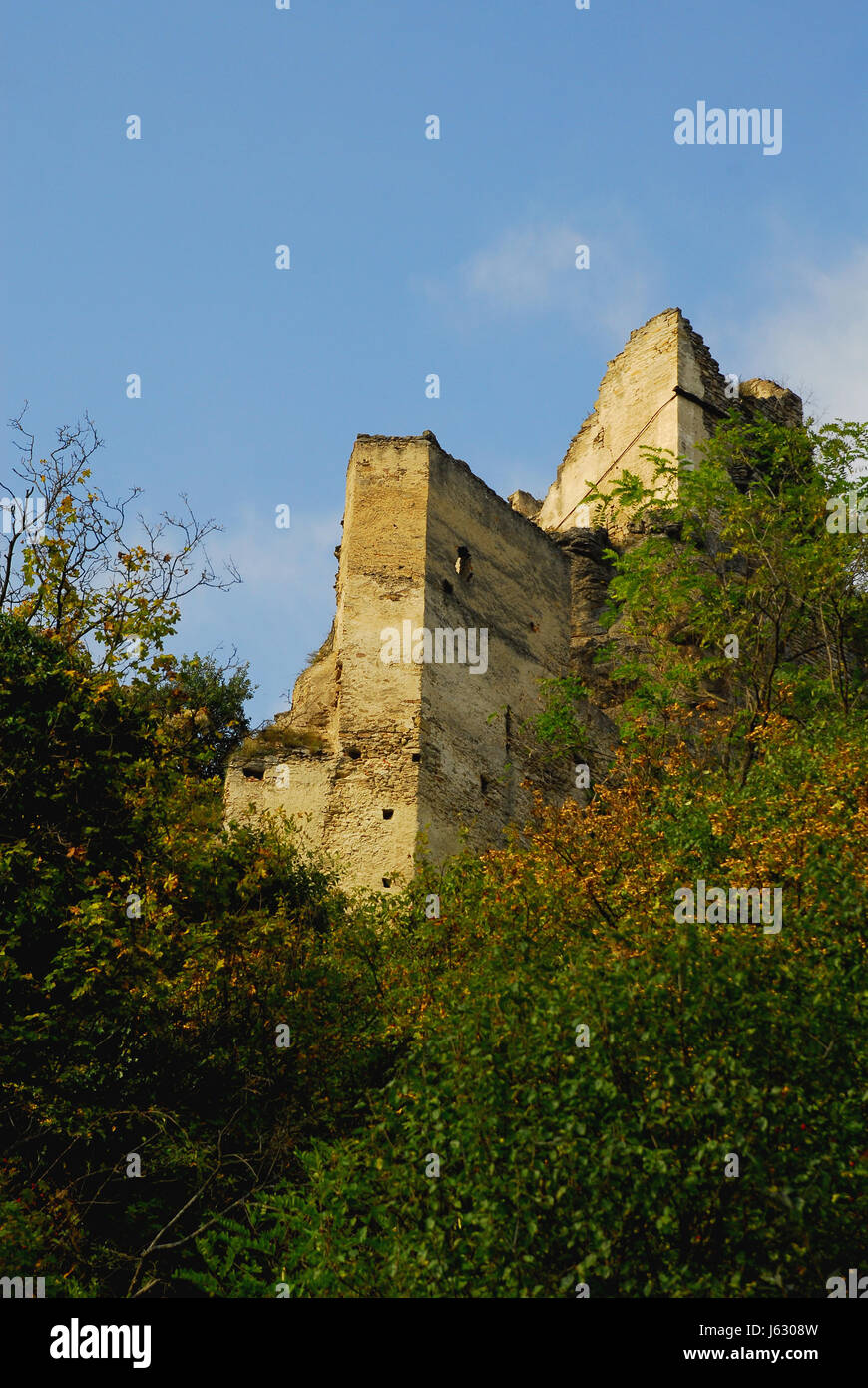 austrians ruin autumn colours lower austria chateau castle fall autumn ...