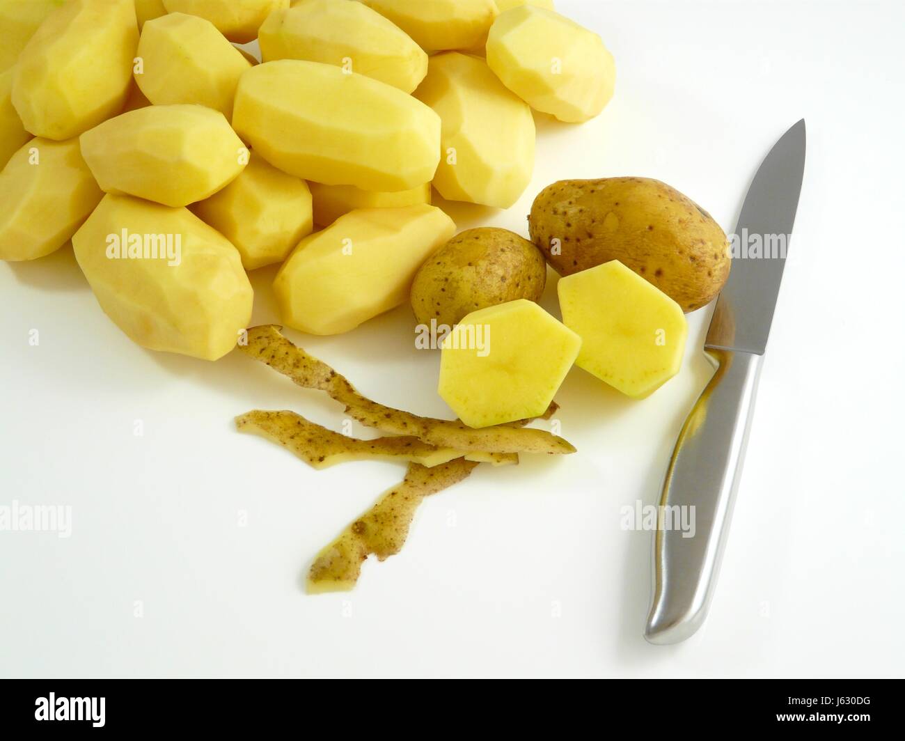 raw bowl pared potatoes potato arm weapon knive knife potatoe food ...