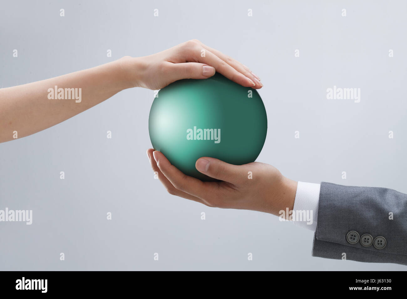 Hand ball close-up Stock Photo - Alamy