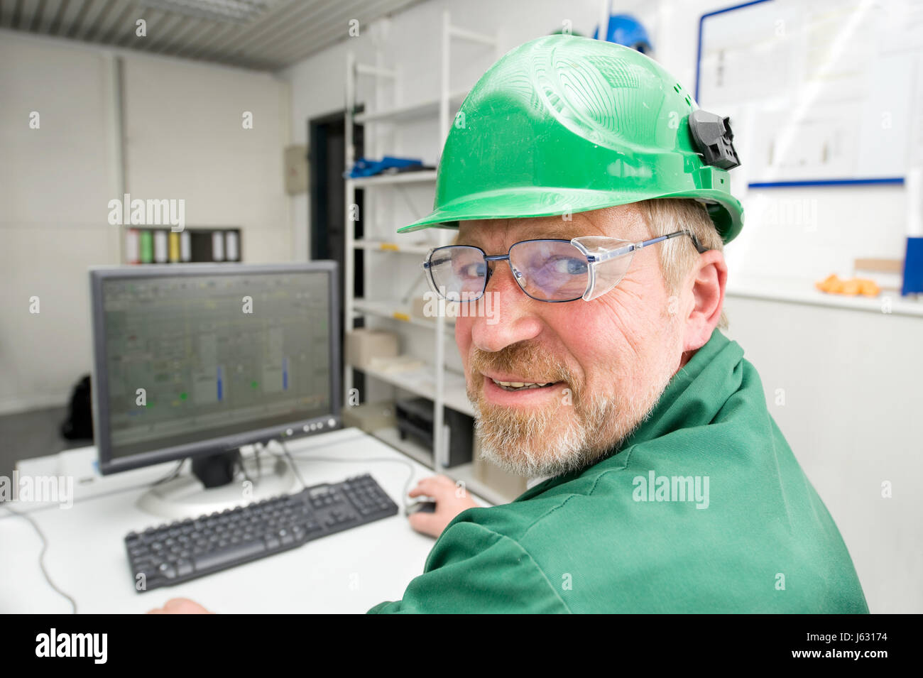 office desk industry engineer computers computer man office laptop ...