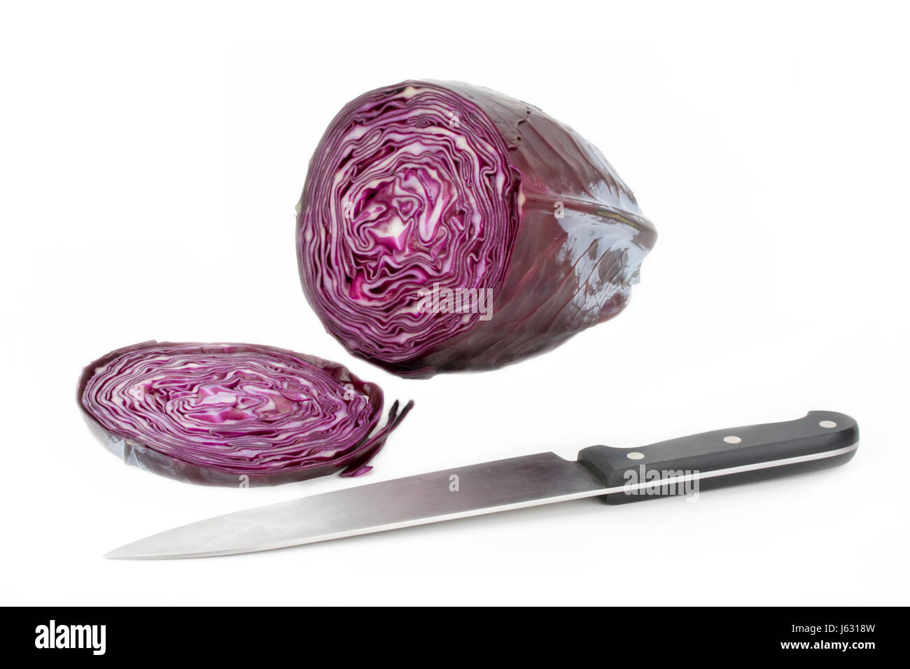 vegetable herb red cabbage arm weapon knive knife food aliment macro ...