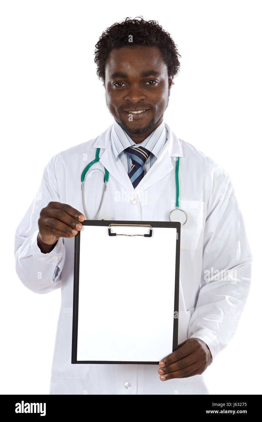 doctor physician medic medical practicioner poster African young ...