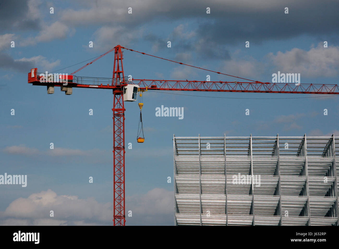 skeleton building crane crane construction site steel scaffold ...