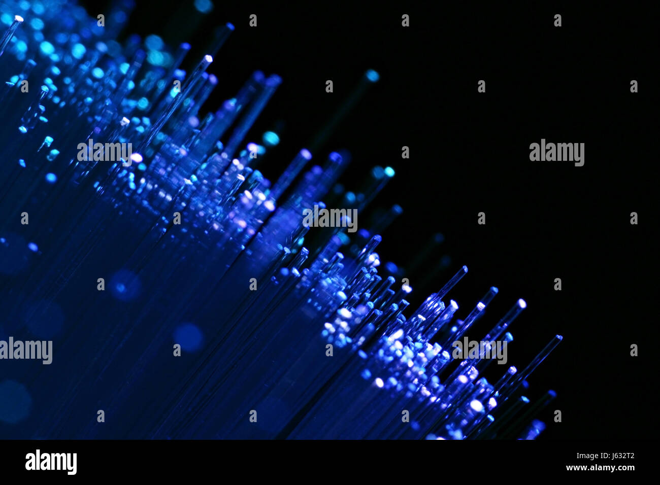 communication glass fibre optical fiber cable current conduction blue ...