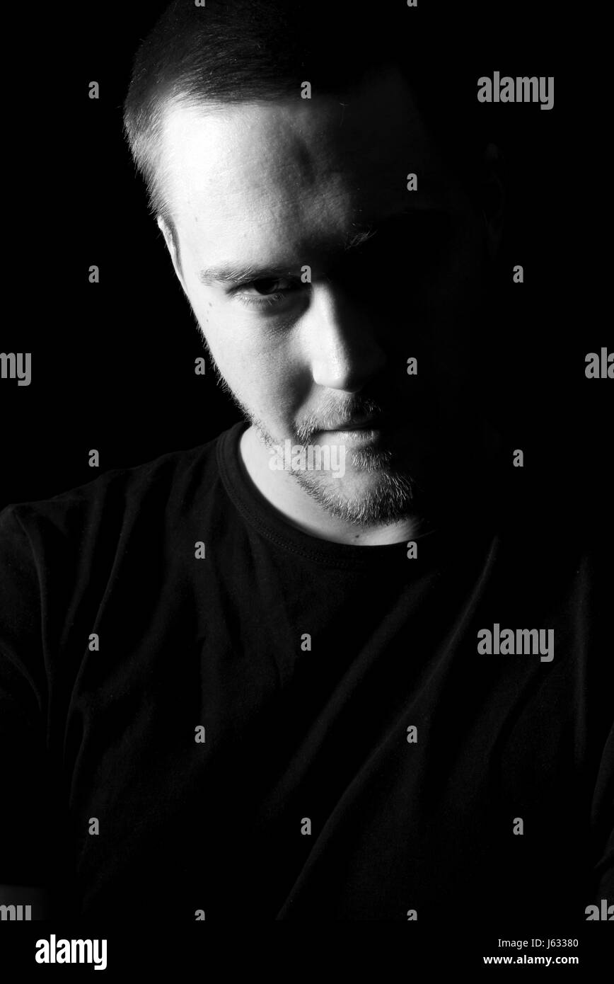 portrait attitude shaddow shadow man men man face portrait black ...