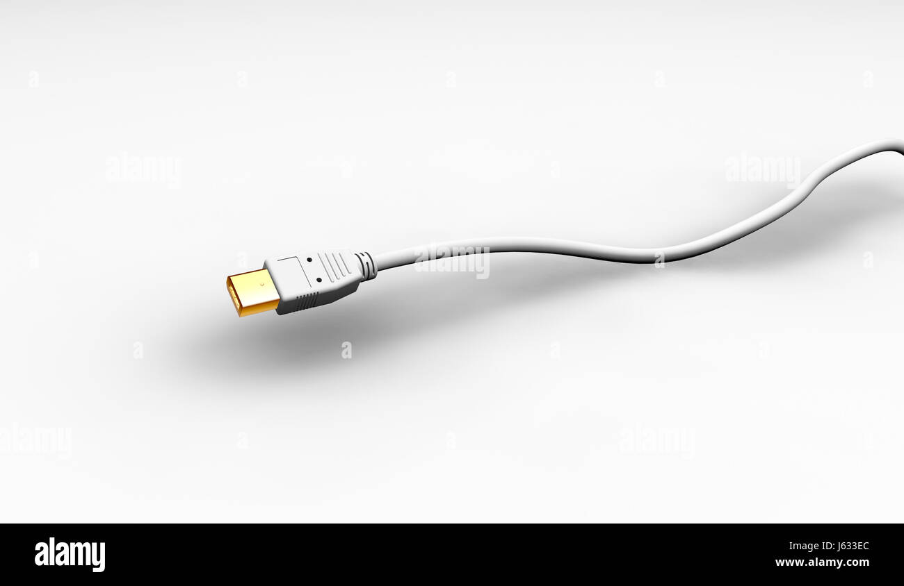 cable wire technology render current conduction isolated illustration ...