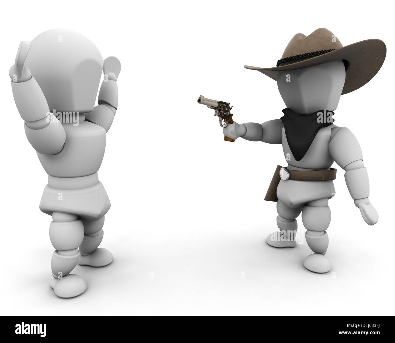 cowboy robber gun firearm render predator bandit raider woman object ...