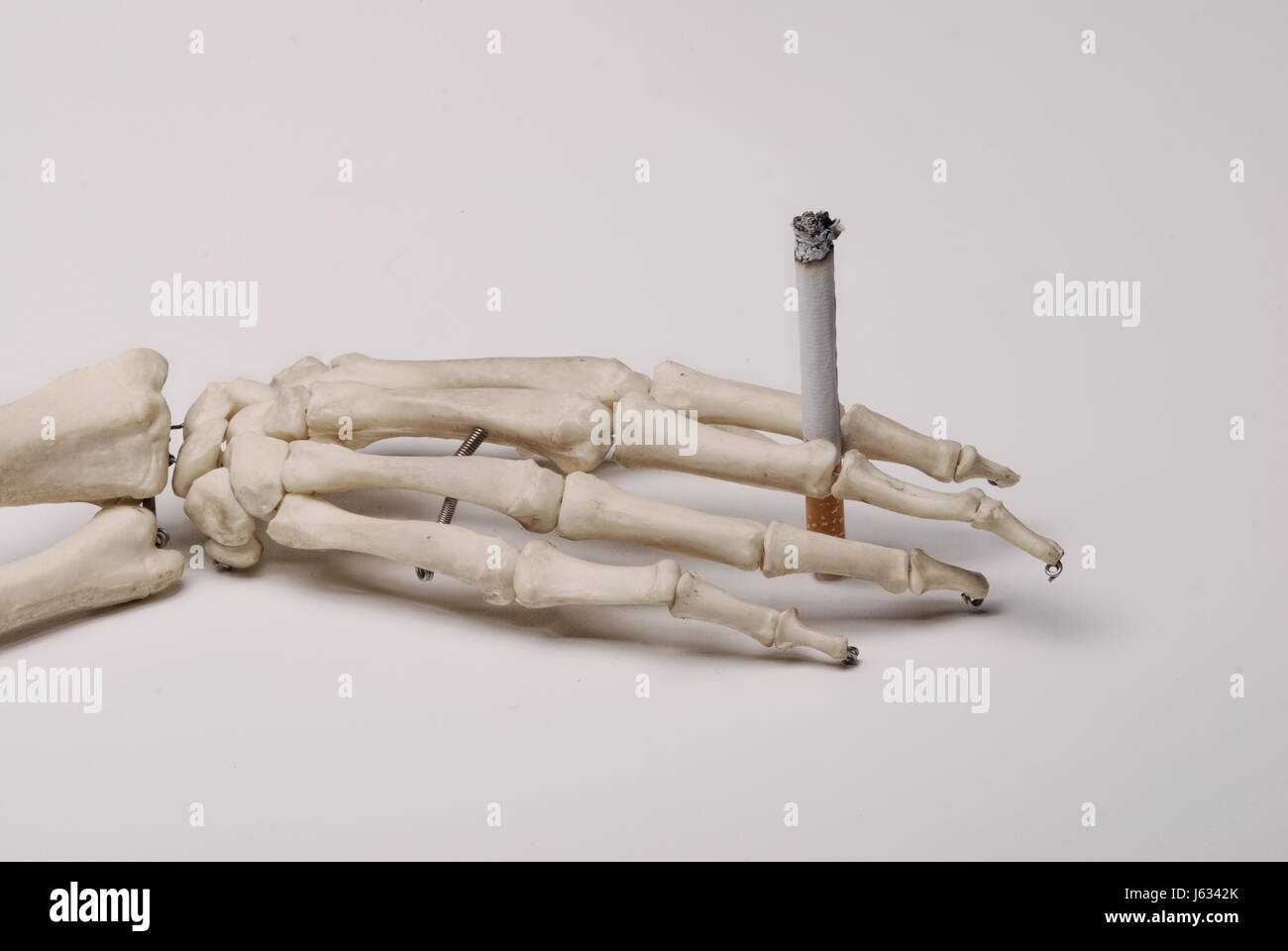 cigarette hand finger skeleton smoker whiff smoke smoking sick ill ...