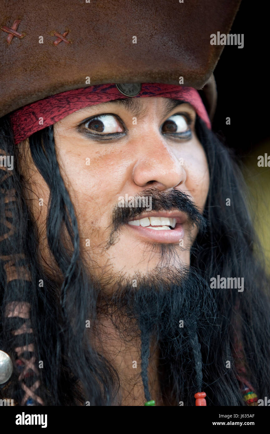 pirate caribbean curse humour person gesturing carnival costume copy ...