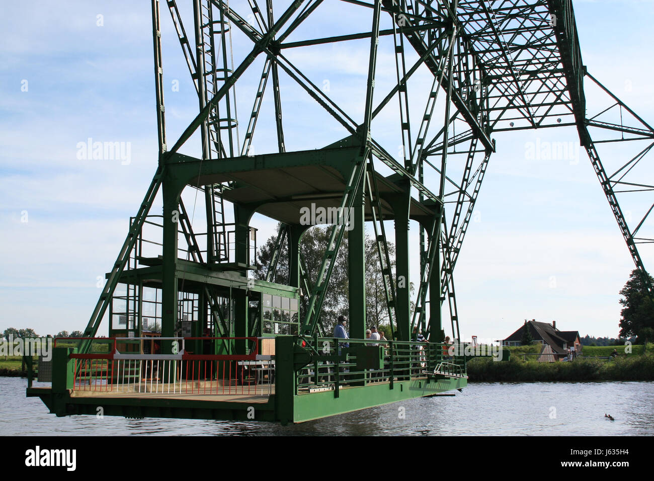 transporter bridge east Stock Photo - Alamy