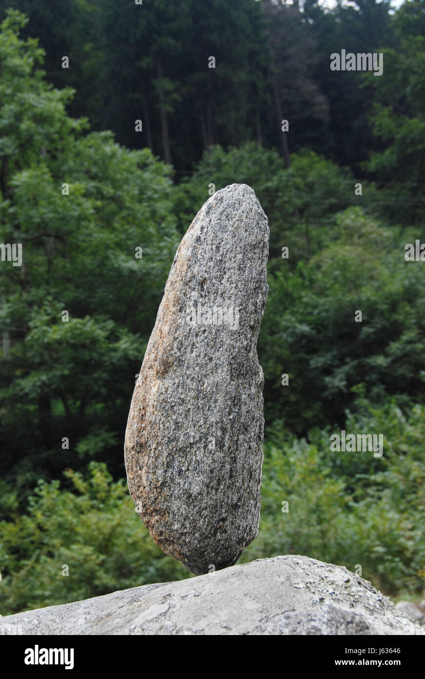 stone standing balance equilibrium stone rock float standing balance ...