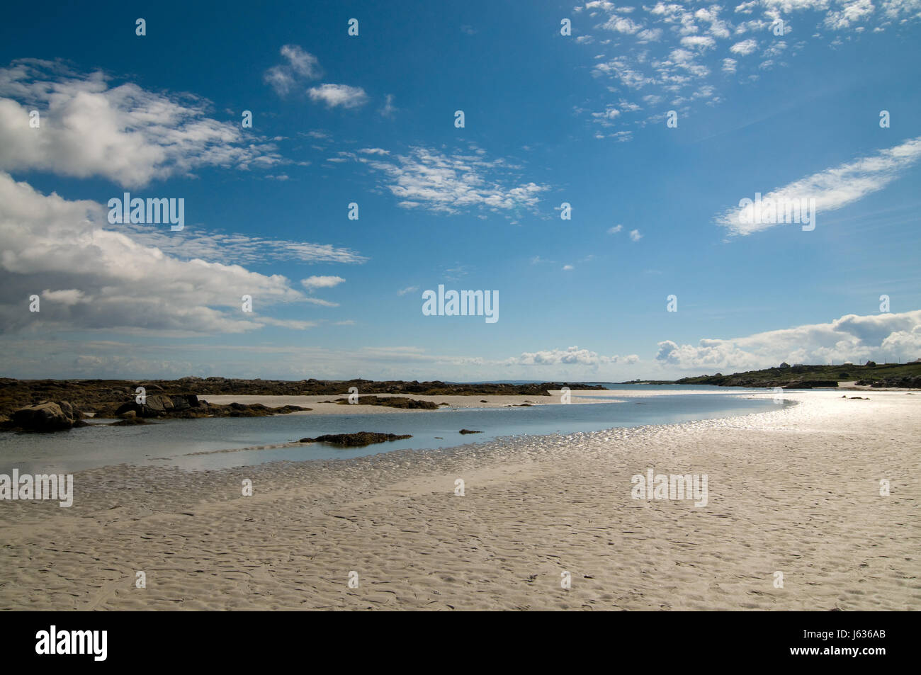 on the beach of carna in connemara Stock Photo - Alamy