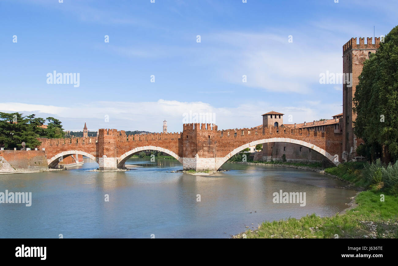 cities bridges emblem italy river water tower buildings cities bridges ...
