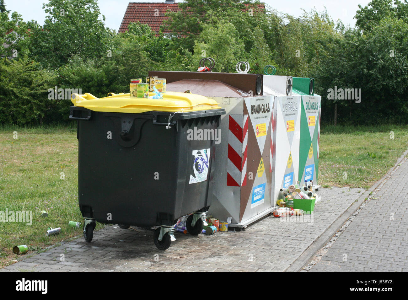 trash disposal mull refuse used glass recycling scrap metal trash ...