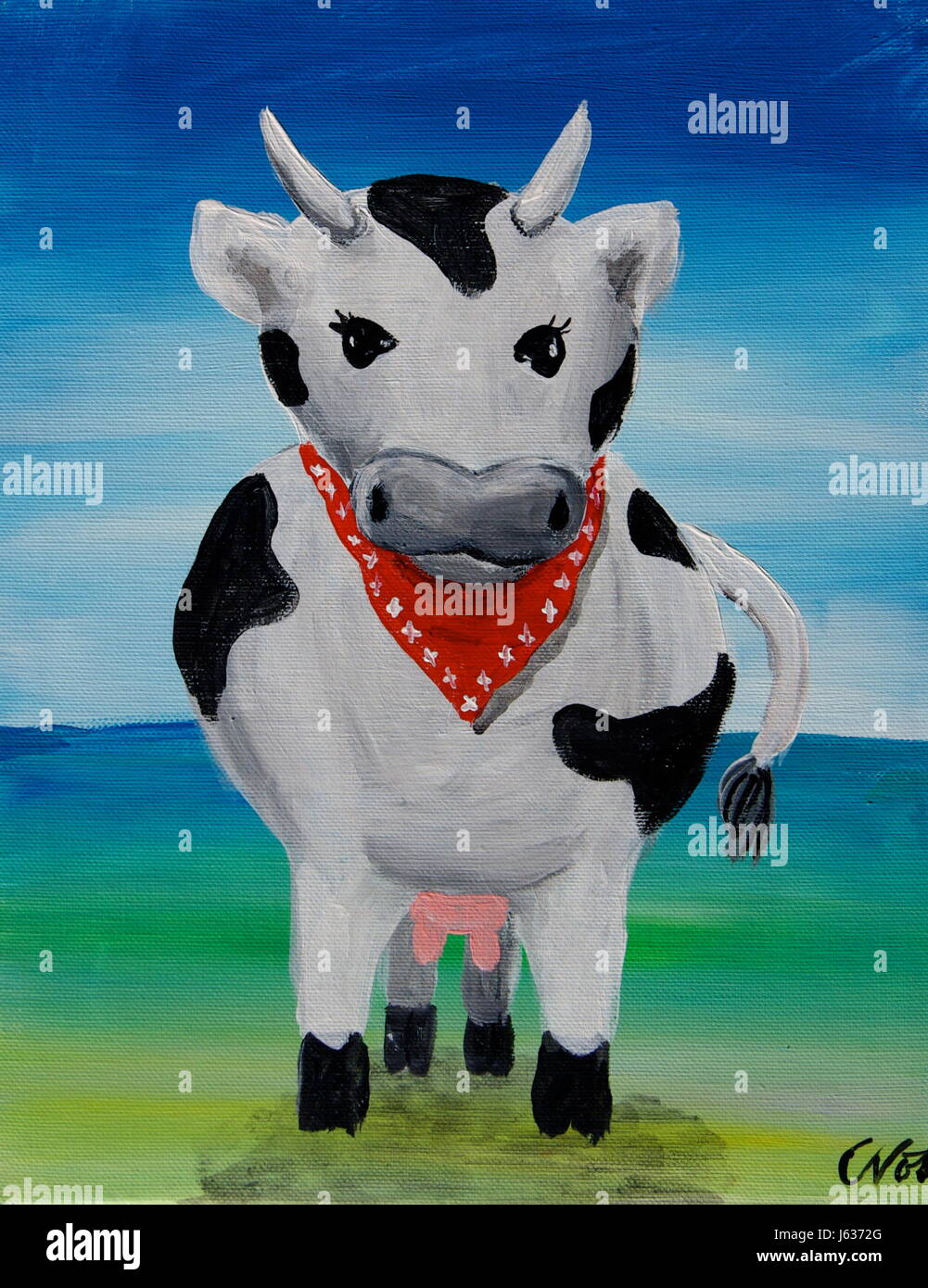 cow with cloth Stock Photo - Alamy