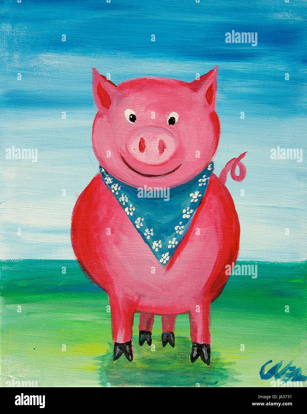 pig at photographer Stock Photo - Alamy