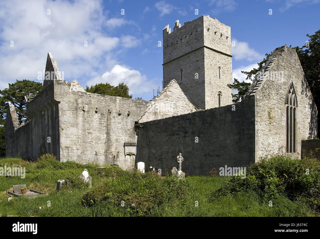 ruin monastery abbey ireland convent blue tower historical protection ...