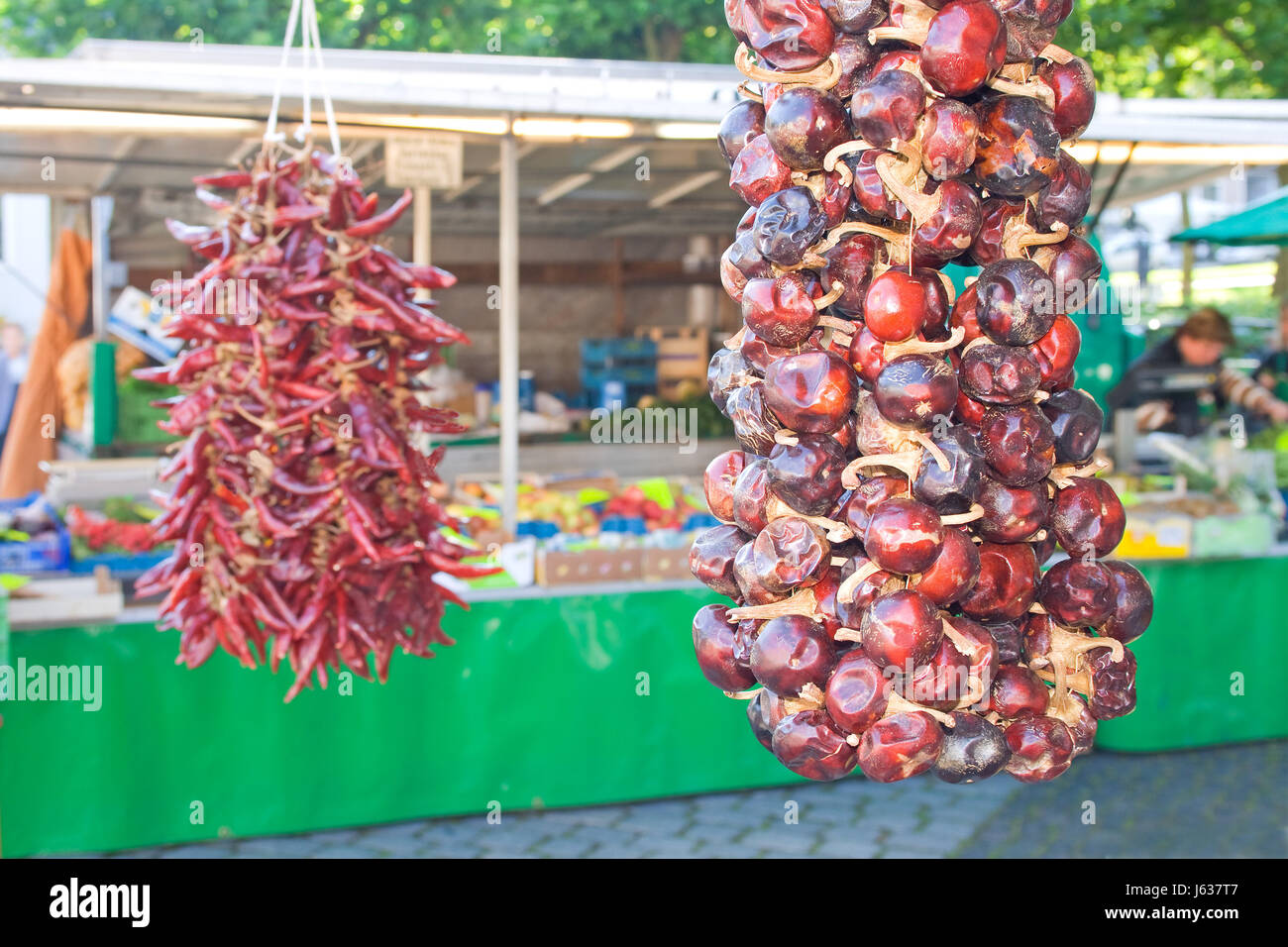 chili and stall Stock Photo - Alamy