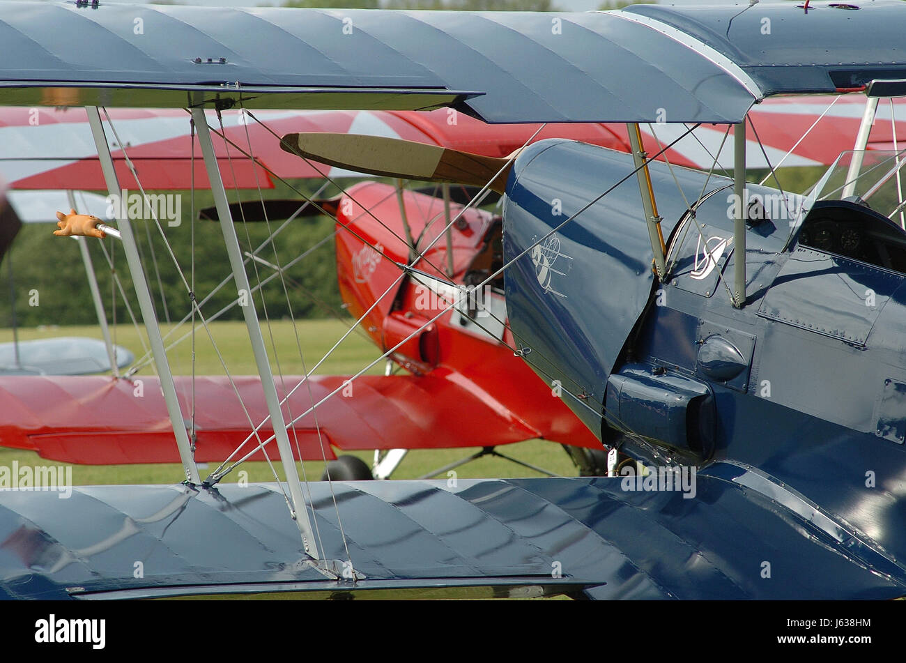 engineering traffic transportation aircrafts biplane double decker blue ...