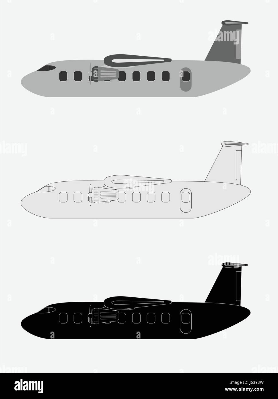 Aviation turboprop Stock Vector Images - Alamy