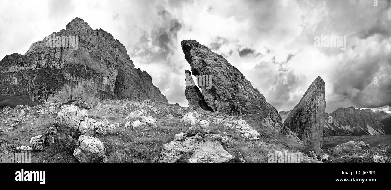 mountains alps summit climax peak firmament sky mountain clouds blue ...
