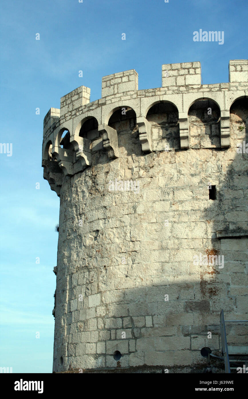 tower old town croatia tower old town harbor harbours mediterran ...