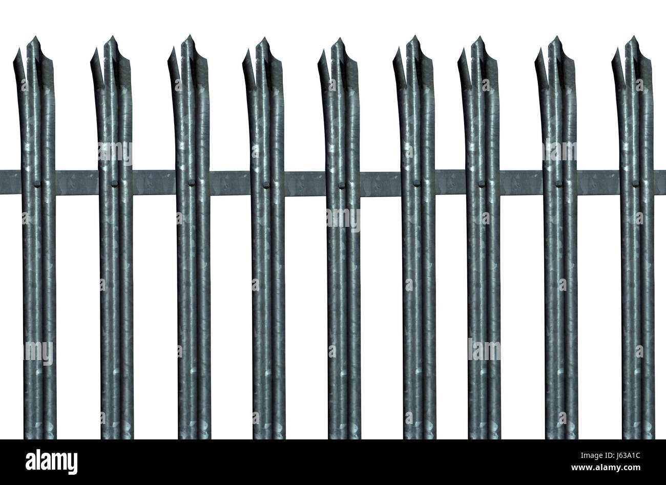 danger barrier enclosure borders border danger isolated steel fence ...