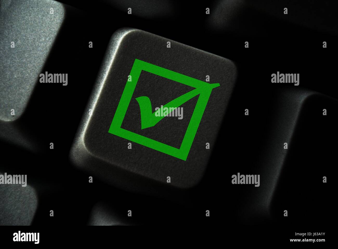 PC computers computer ok hook key checked final inspection check ...