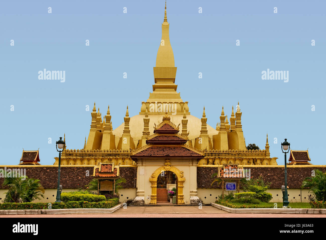 that luang,temple in laos Stock Photo - Alamy