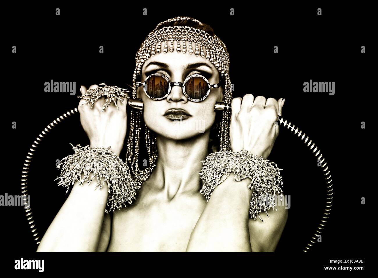 metropolis modern style Stock Photo - Alamy