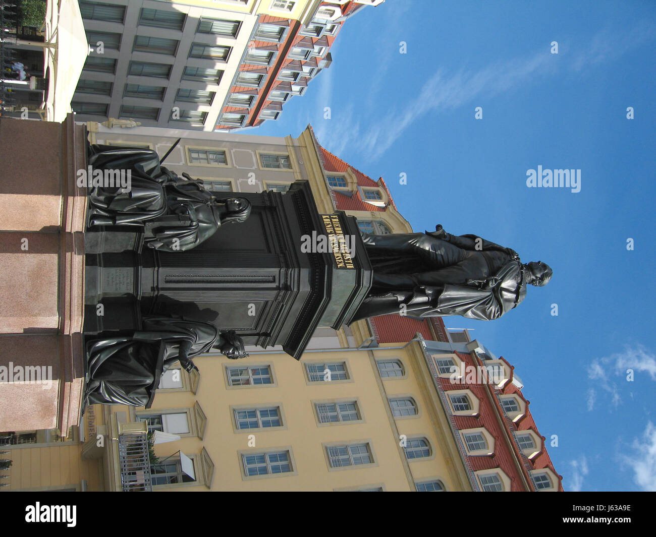 friedrich august monument dresden Stock Photo - Alamy