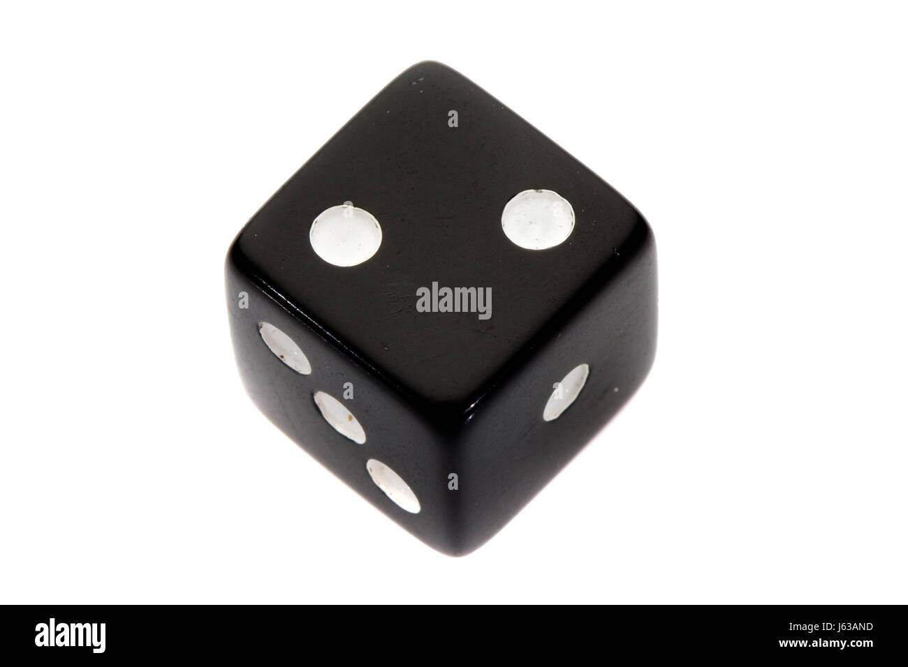black swarthy jetblack deep black dice two lose losing loosing object ...