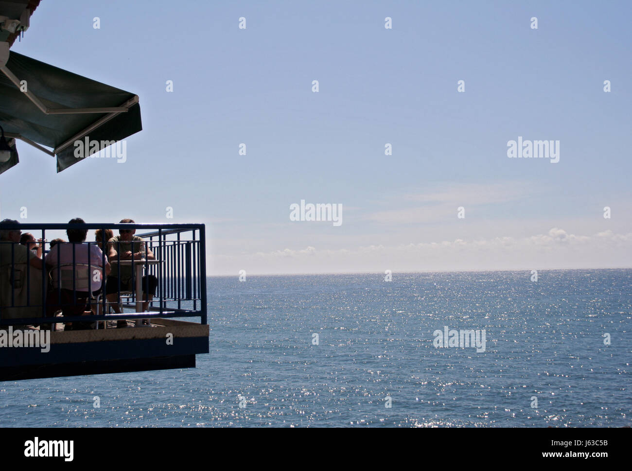 cafe by the sea Stock Photo - Alamy