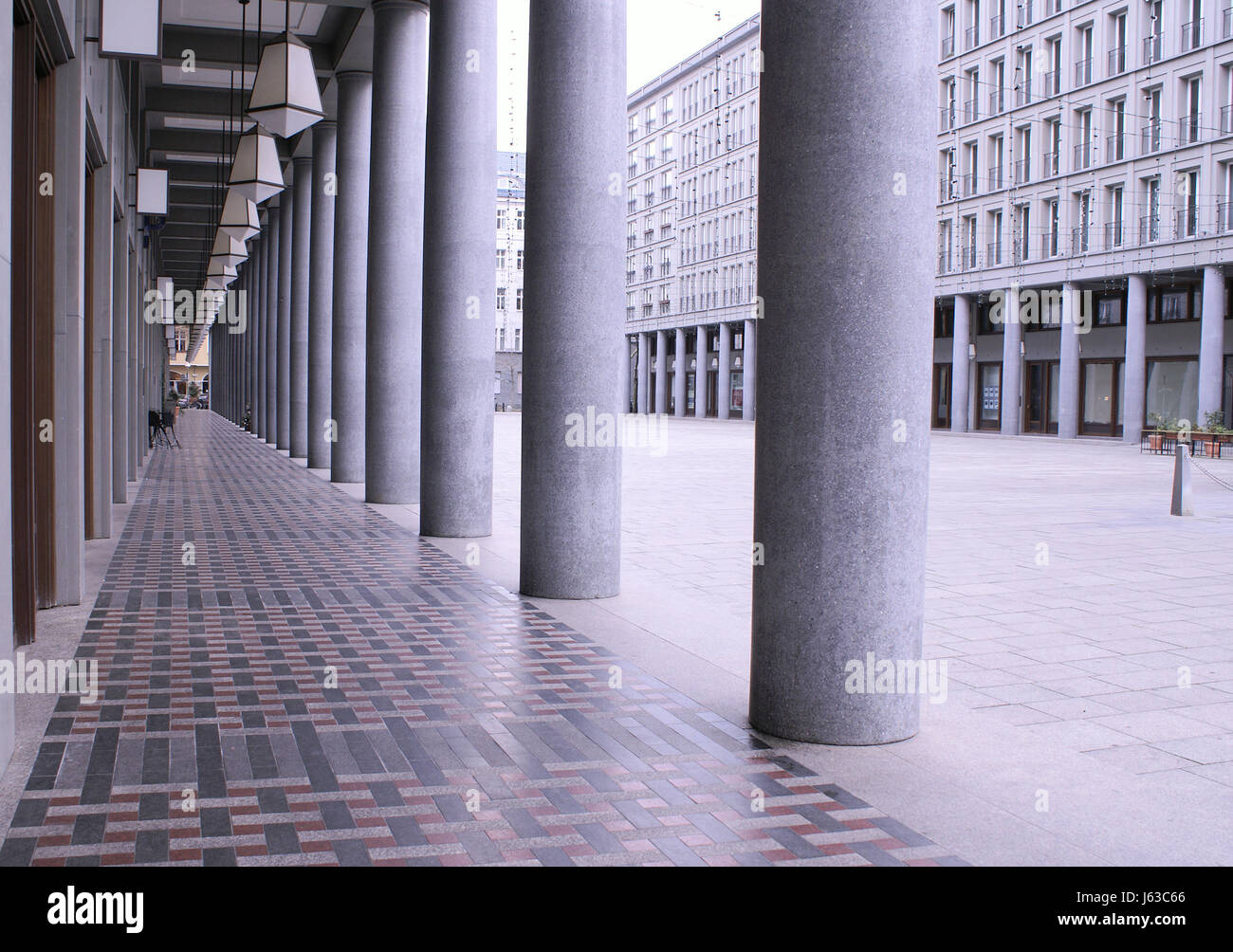 columns perspective prospect pillar style of construction architecture ...